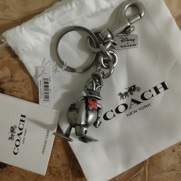 Coach | Accessories | Disney X Coach Donald Duck Bag Charm Nwt | Poshmark
